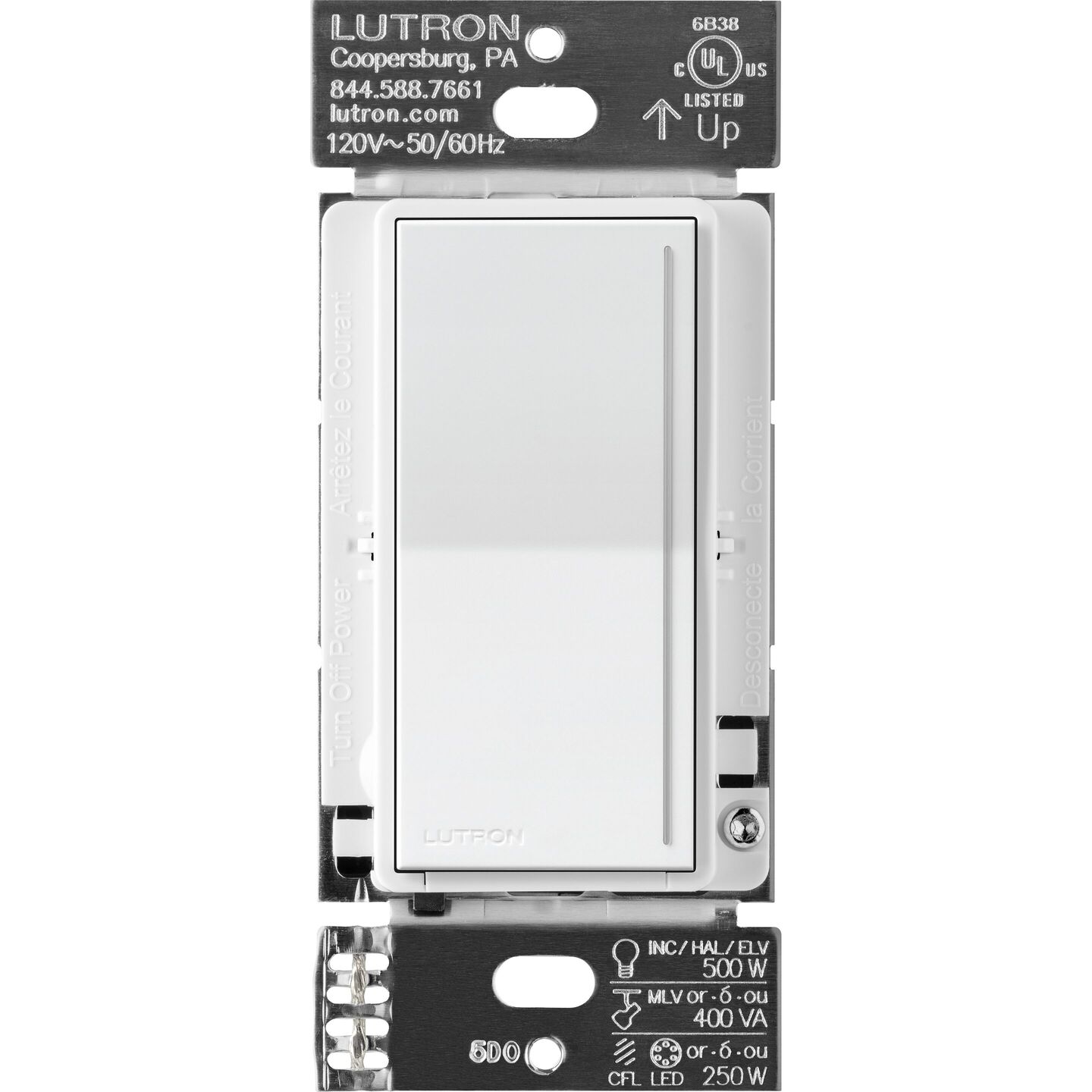 Athena/myRoom XC Sunnata LED+ Dimmer - ARST-PRO-N-GL Glacier White| Lutron