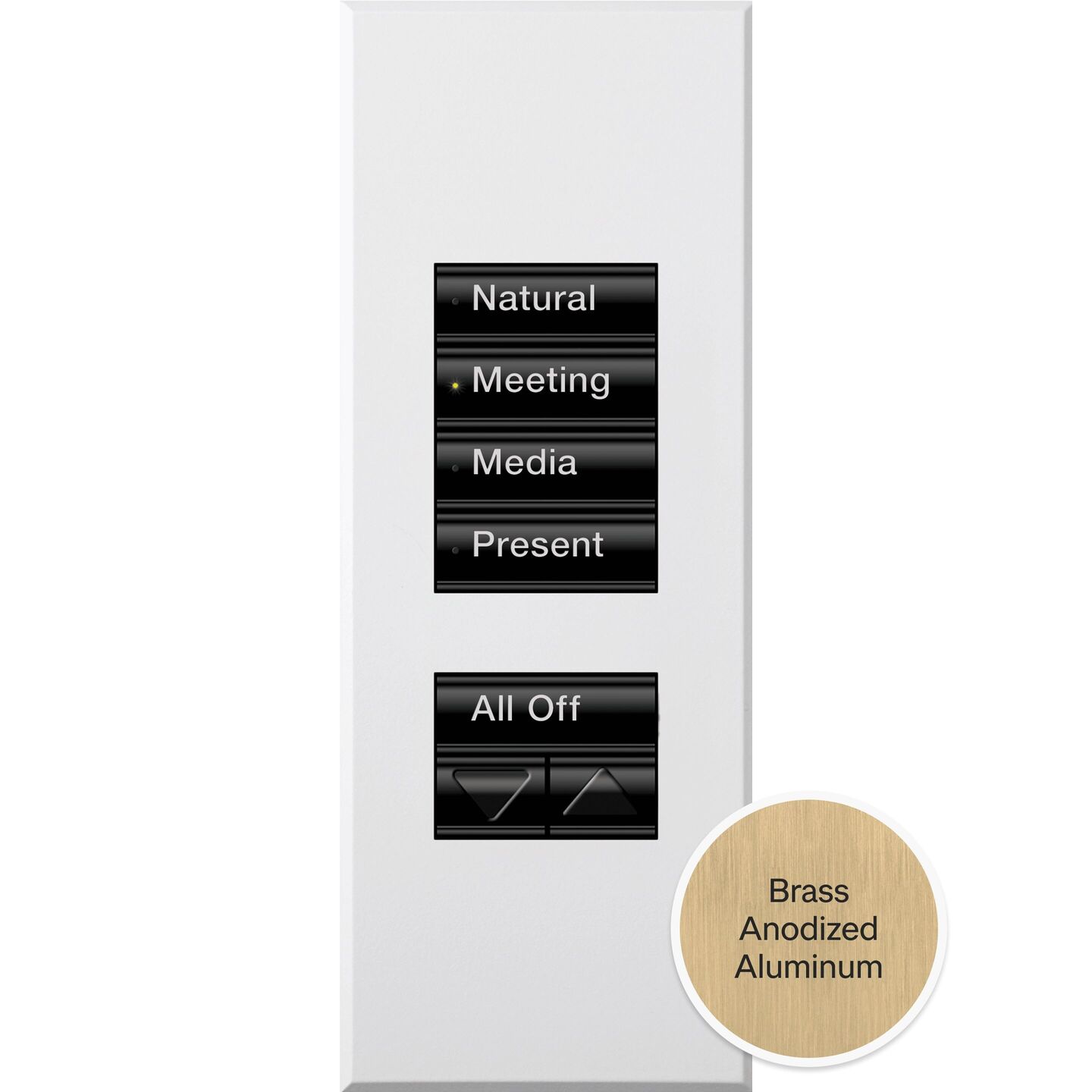 Signature Series Commercial Wired Keypad - Anodized Aluminum Brass ...